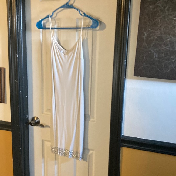 Santini Mavardi | Dresses | Santini Mavardi White Mini Dress With ...